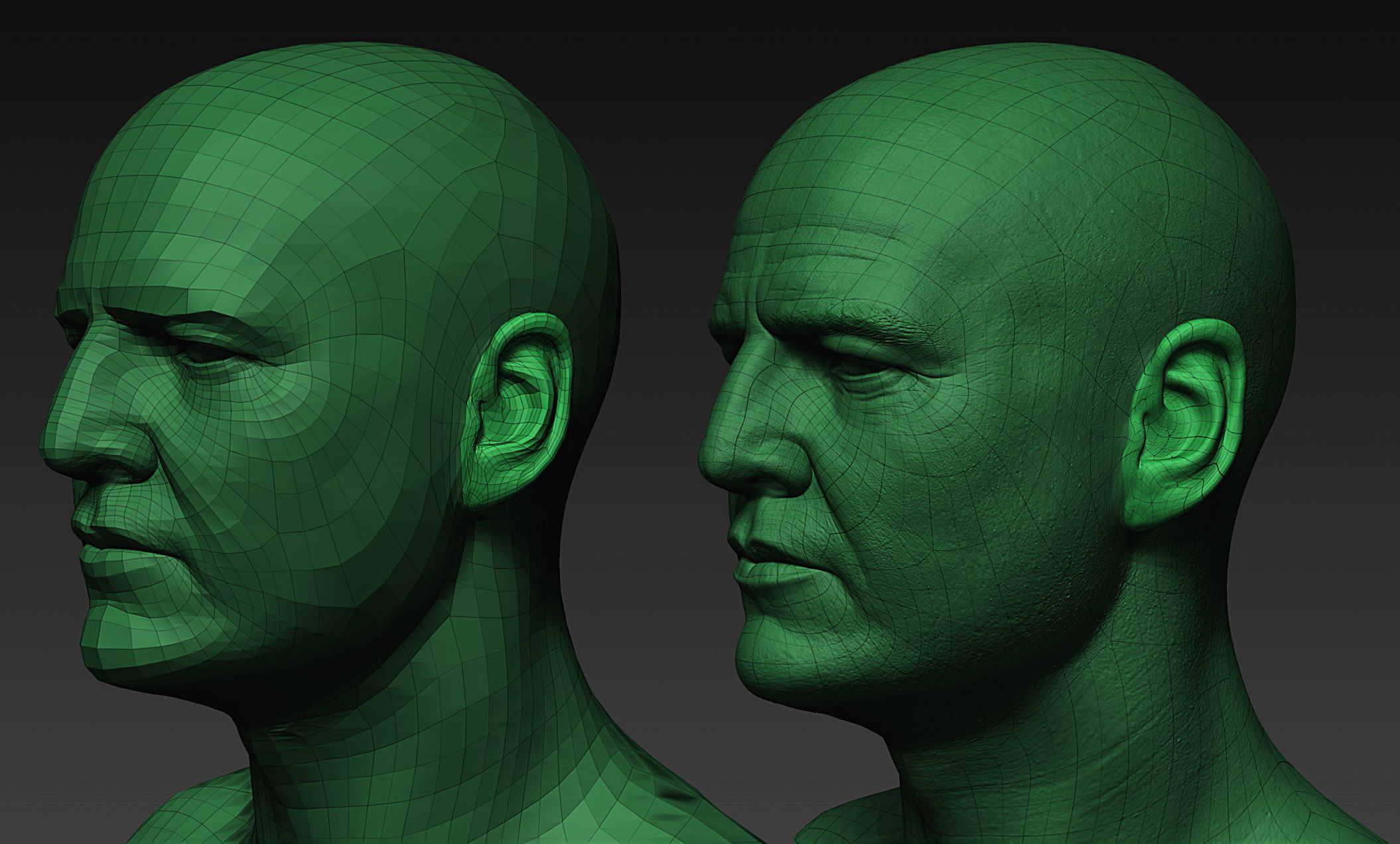 Joel Miller - Pedro Pascal Head High Poly 3D model | CGTrader