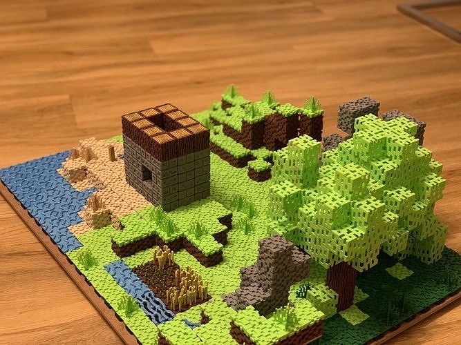 Blocks board game 3D model 3D printable | CGTrader