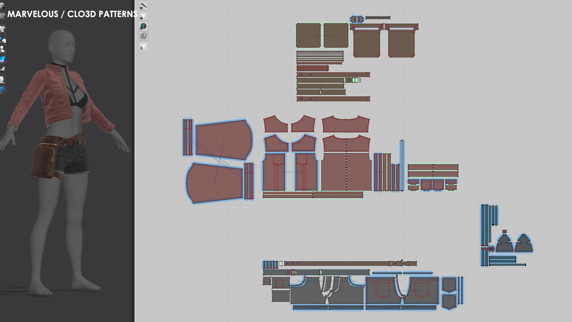 10 Outfits VOL 1 - Marvelous - CLO Project file 3D model | CGTrader