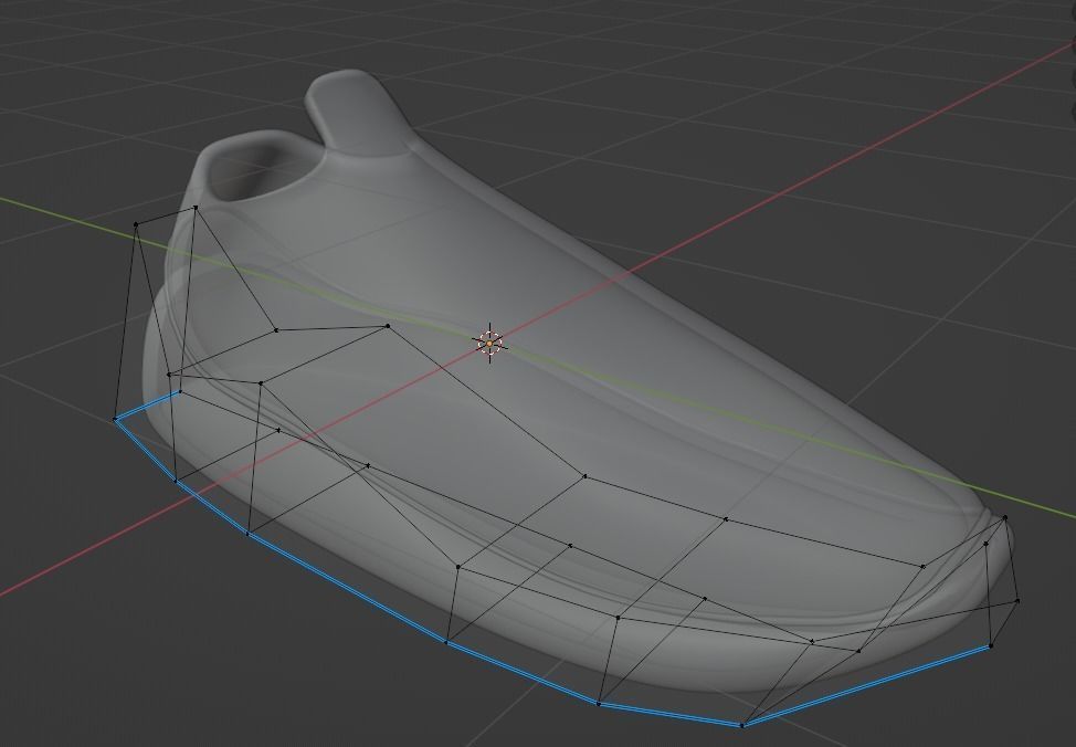 3D model Custom Sneaker Trainer TEMPLATE VR / AR / low-poly | CGTrader