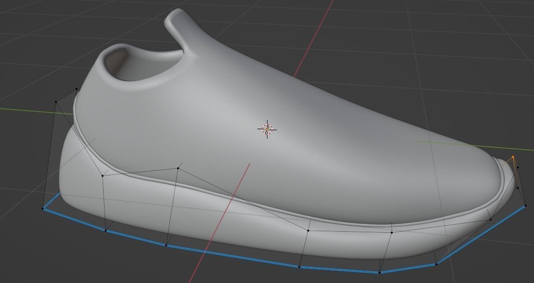 3D model Custom Sneaker Trainer TEMPLATE VR / AR / low-poly | CGTrader