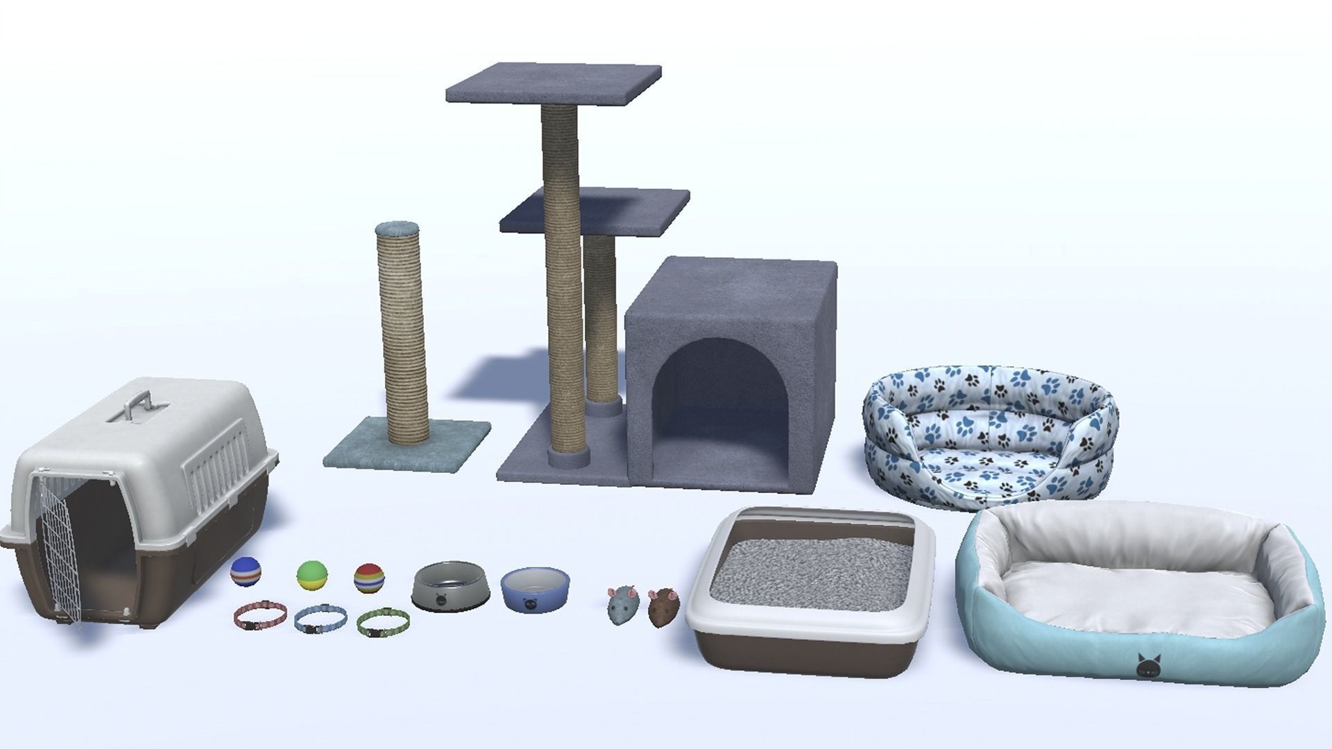 3D model Cats - Simple VR / AR / low-poly | CGTrader
