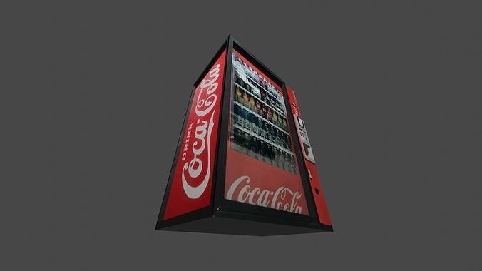 Vending Machine Low Poly free VR / AR / low-poly 3D model | CGTrader