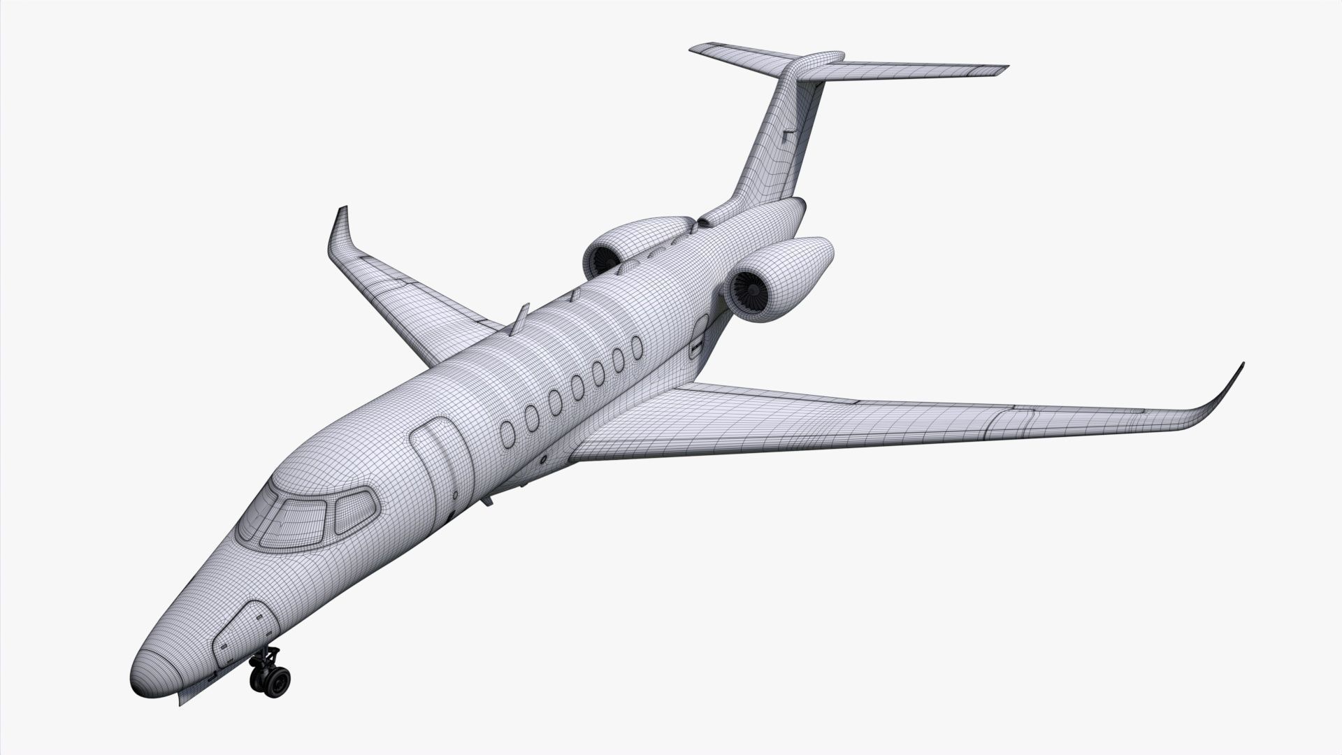 Aircraft Cessna Citation Longitude 3D model | CGTrader