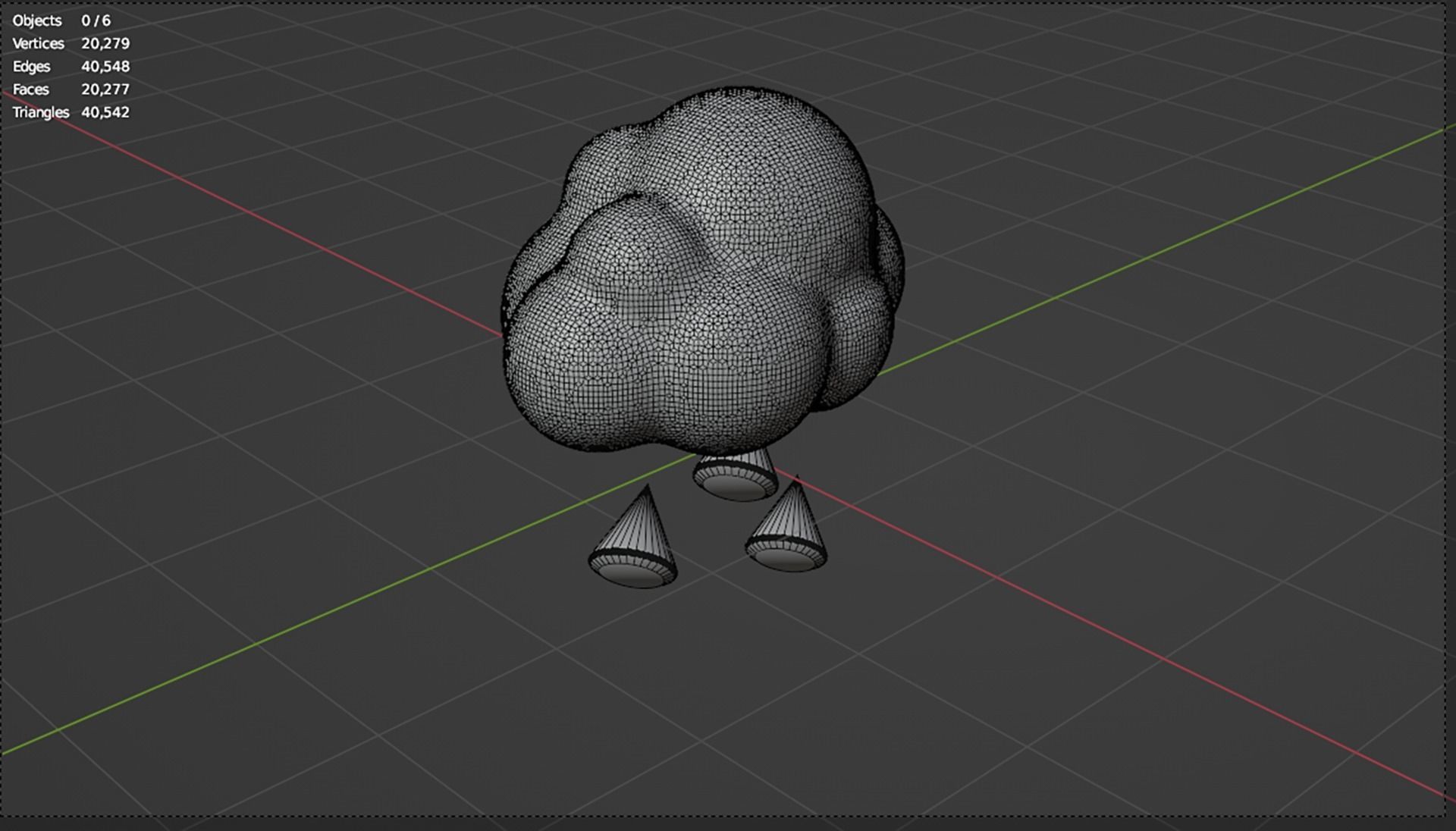 3d hail cloud cartoon icon 3D model | CGTrader