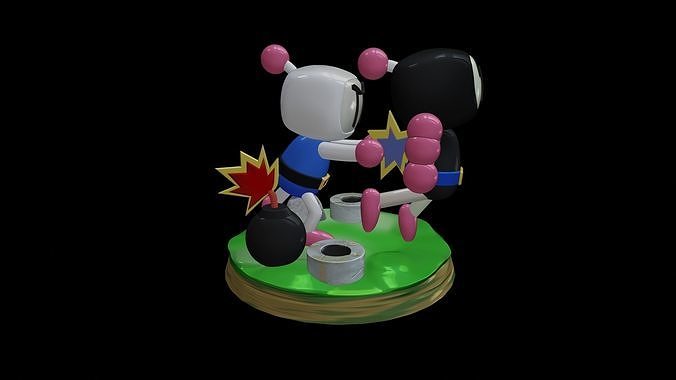 Bomberman Diorama 3D model 3D printable | CGTrader