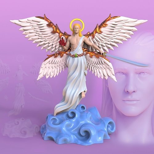 Arcangel - angel 3D model 3D printable | CGTrader