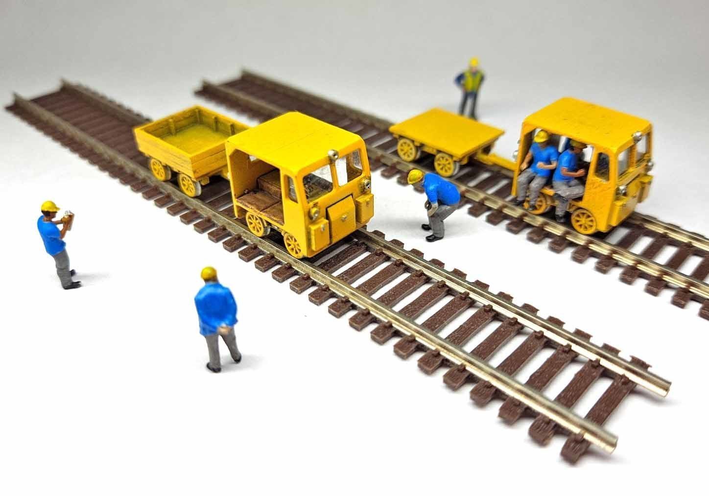 N Scale Speeder and Wagons 3D model 3D printable | CGTrader