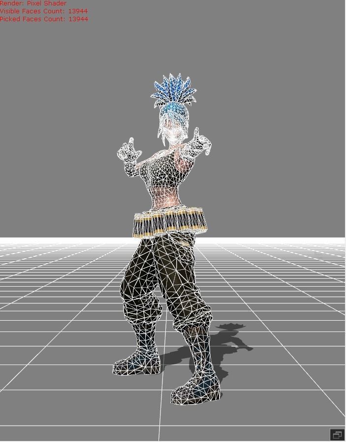 3D model Karina - Leona KOF Skin 06 VR / AR / low-poly | CGTrader