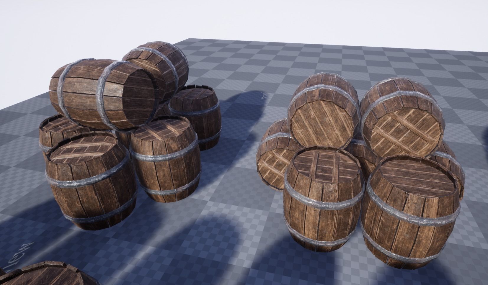 Medieval barrels and crates Kit 3D Model Collection | CGTrader