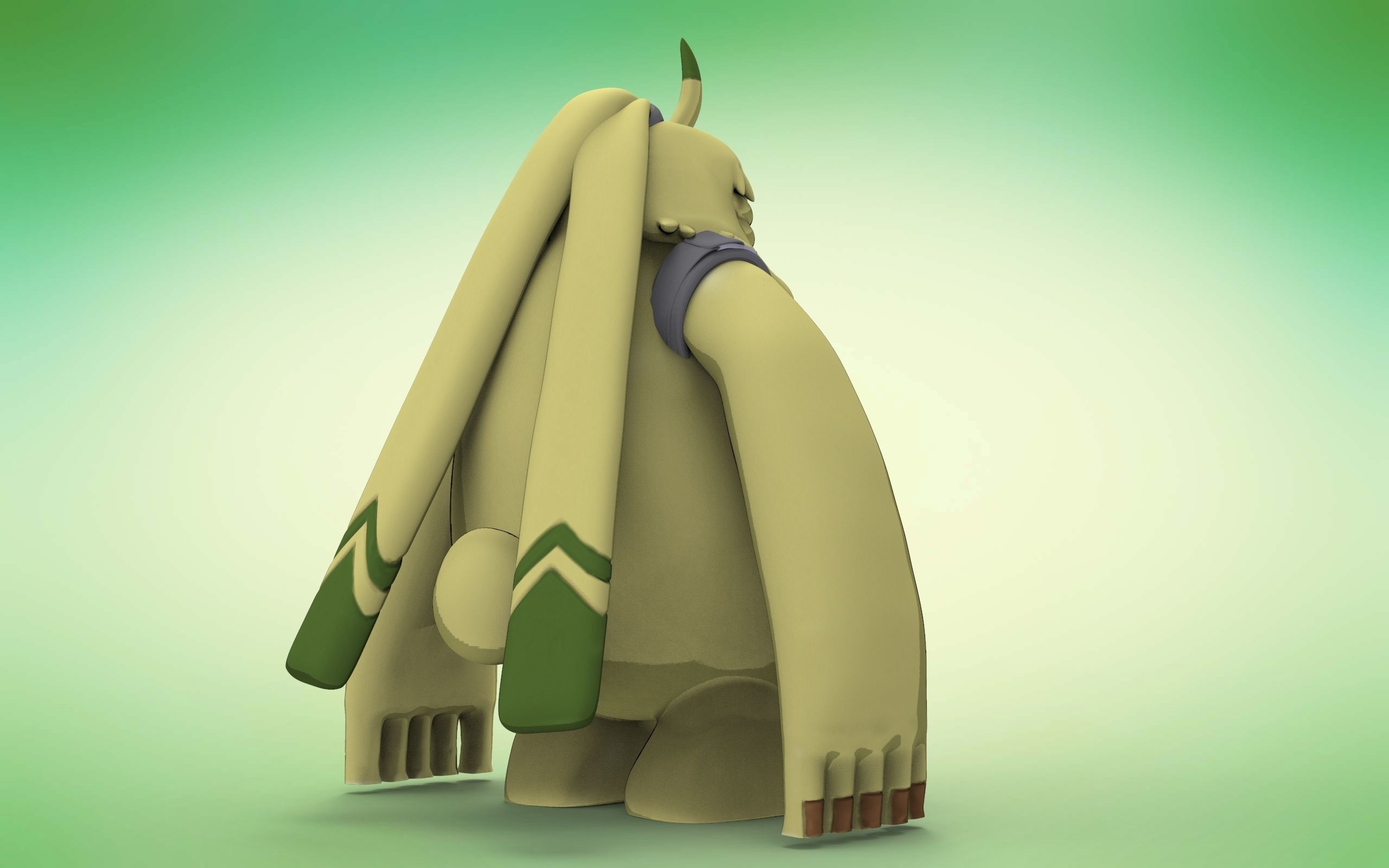 Angoramon Digimon Ghost game 3D model 3D printable | CGTrader