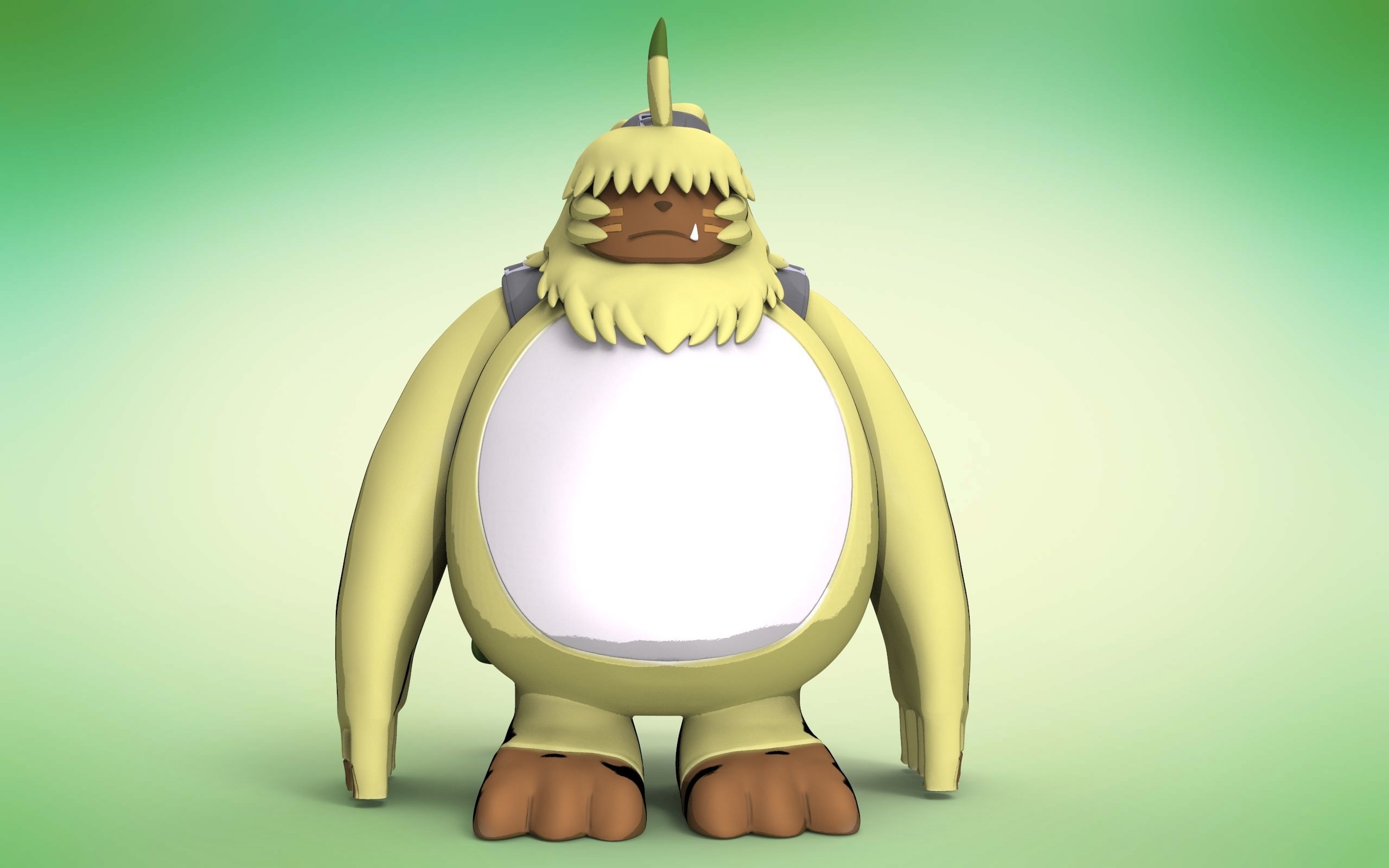 Angoramon Digimon Ghost game 3D model 3D printable | CGTrader