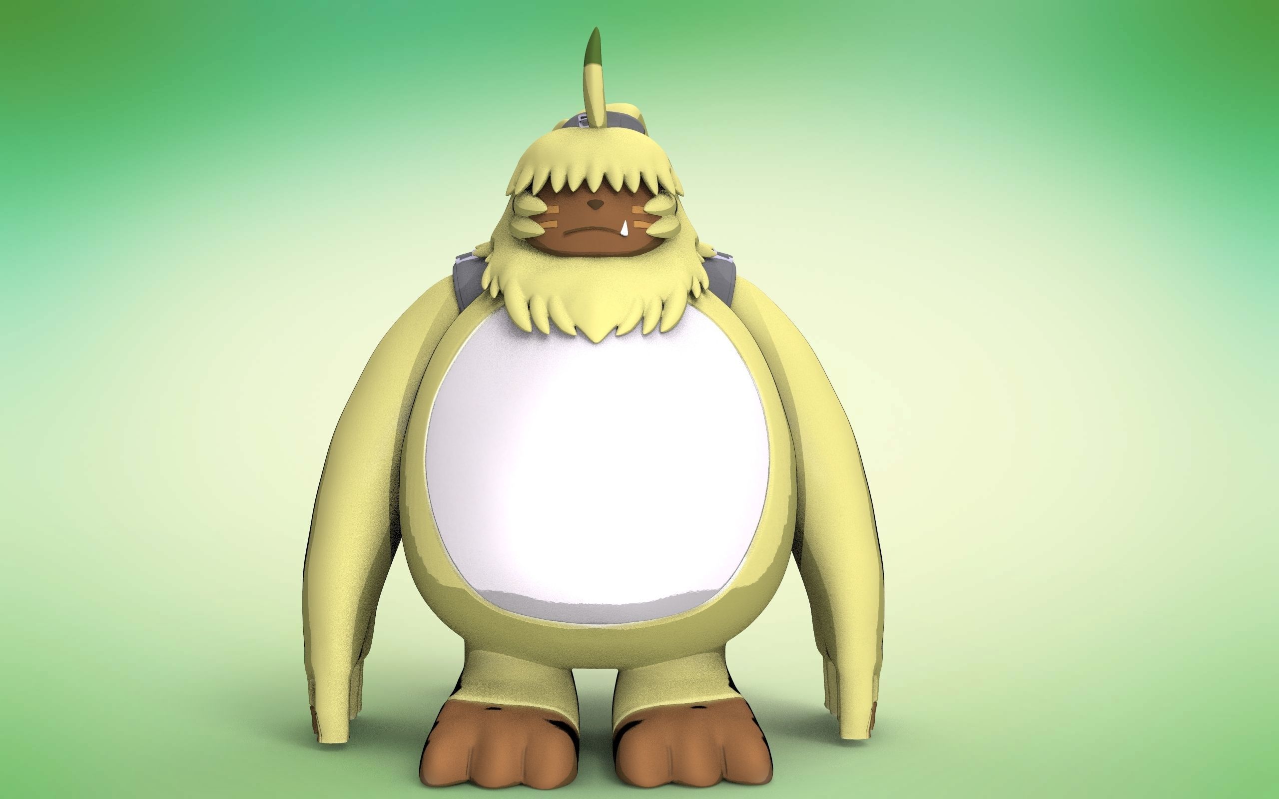Angoramon Digimon Ghost game 3D model 3D printable | CGTrader