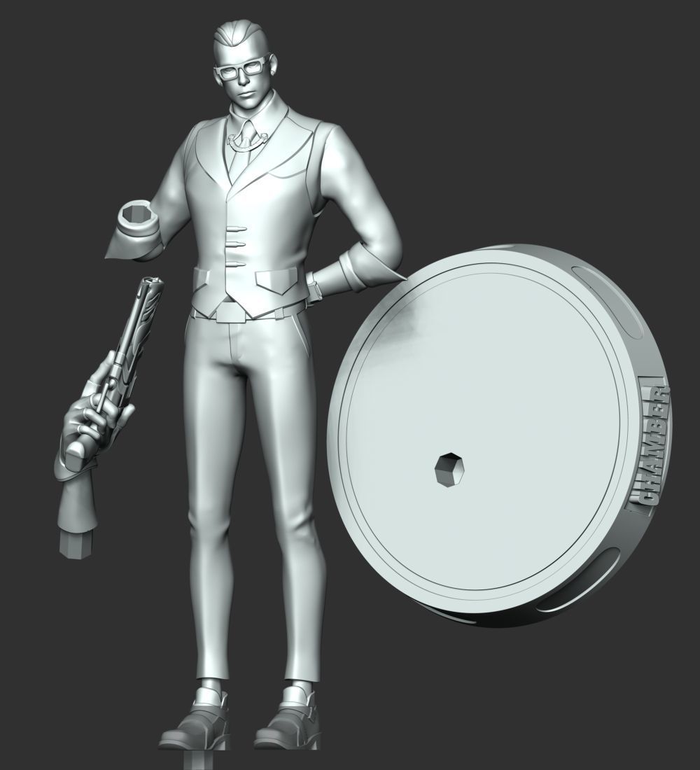 Chamber - Valorant 3D model 3D printable | CGTrader