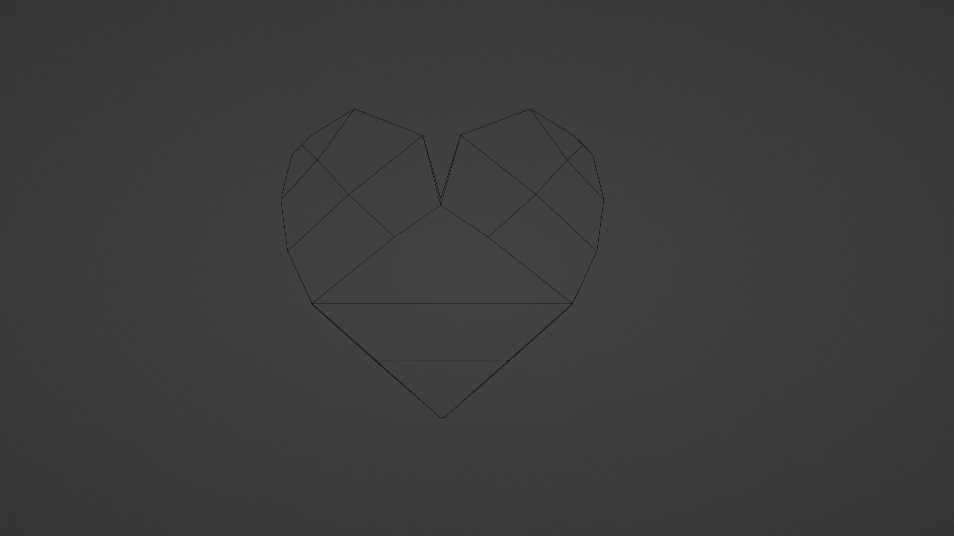 3D model Stylised Low Poly Heart VR / AR / low-poly | CGTrader