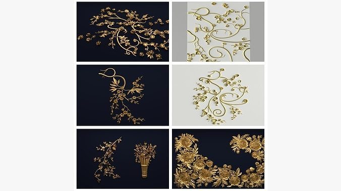 Collection Decor Set 01 | CGTrader