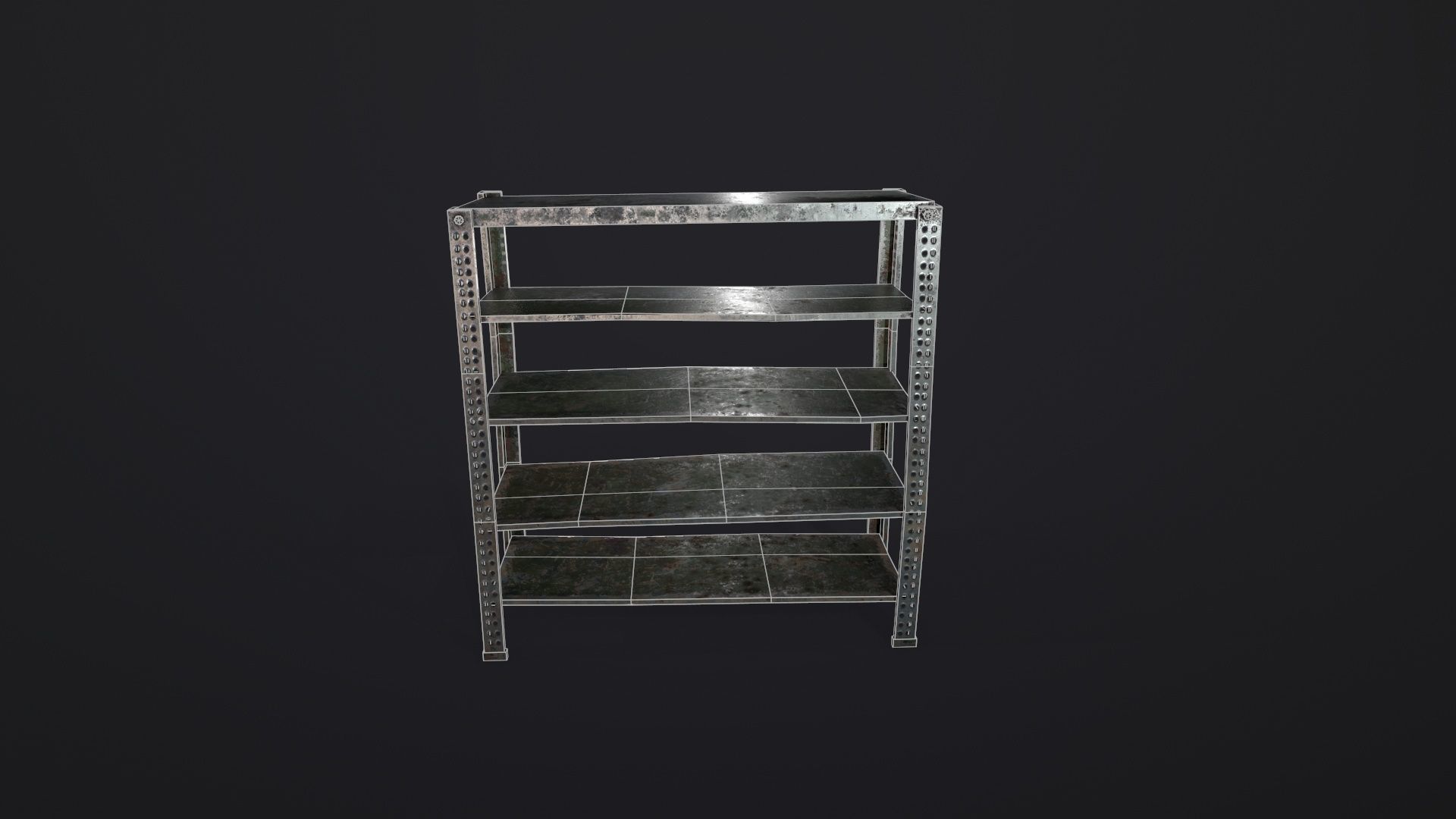 Metal Rack PBR free VR / AR / low-poly 3D model | CGTrader
