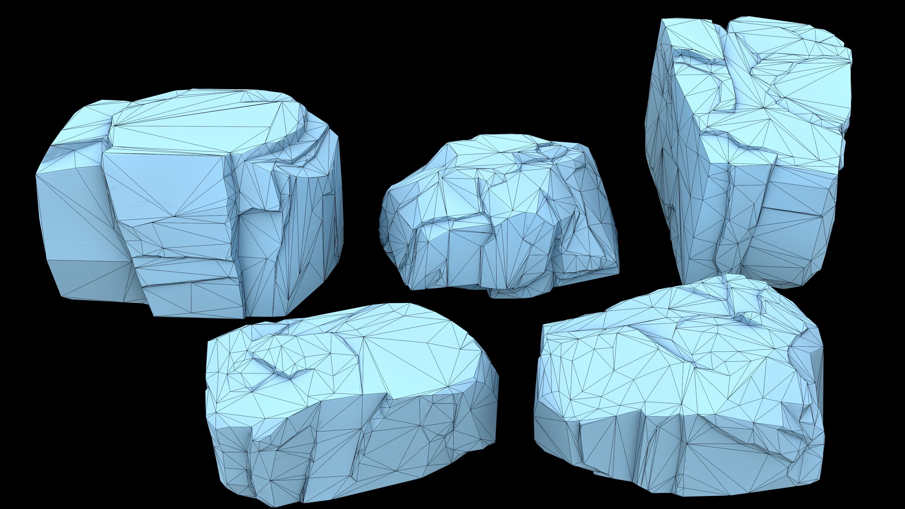 3D model Iceberg 3D model two icebergs VR / AR / low-poly | CGTrader