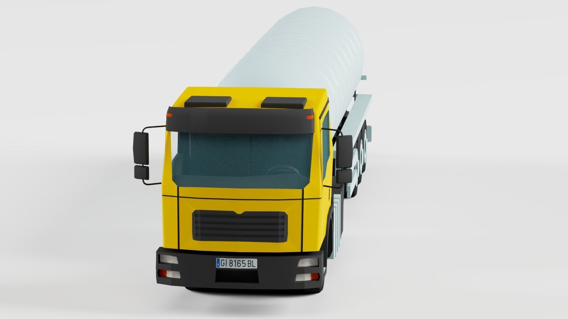 Truck 3D tanker 3D model | CGTrader