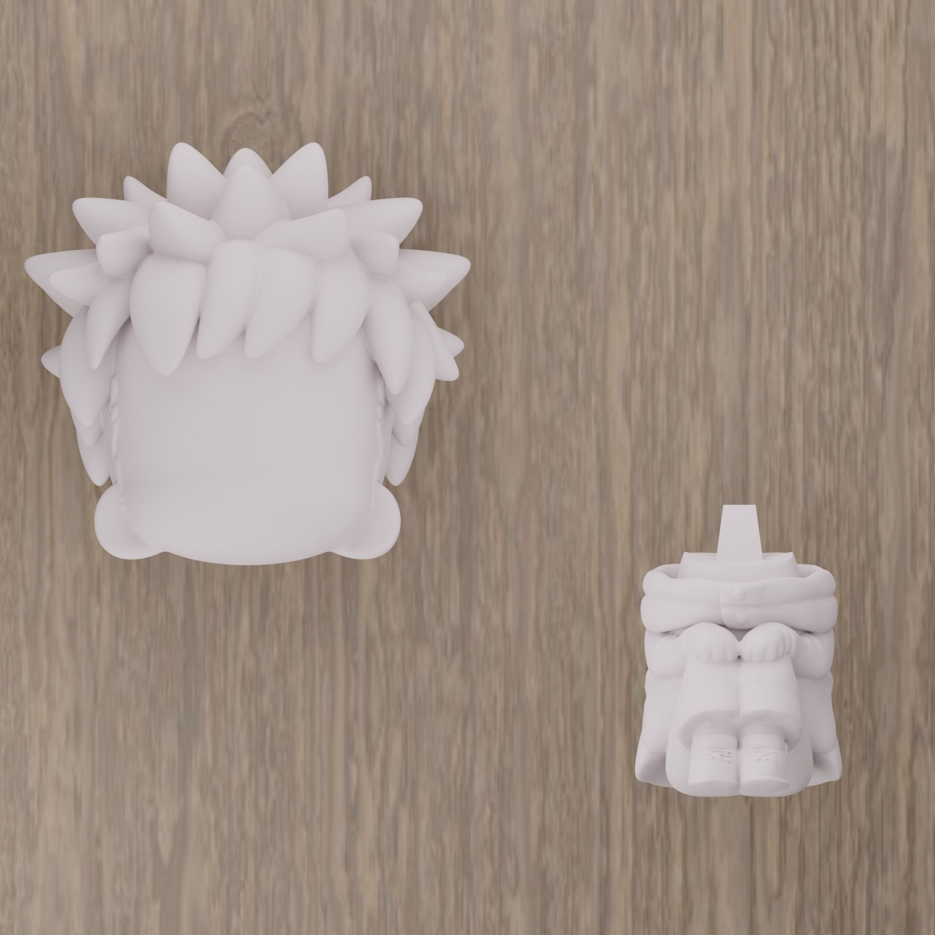 Itadori Yuji Chibi Jujutsu Kaisen STL files 3D print Ready 3D model 3D ...