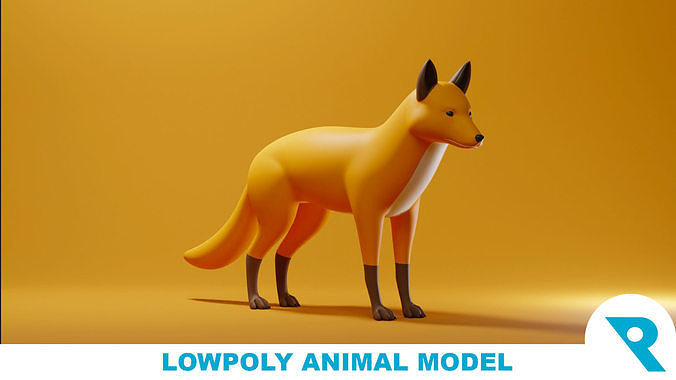 3D model Fox Base Mesh VR / AR / low-poly | CGTrader