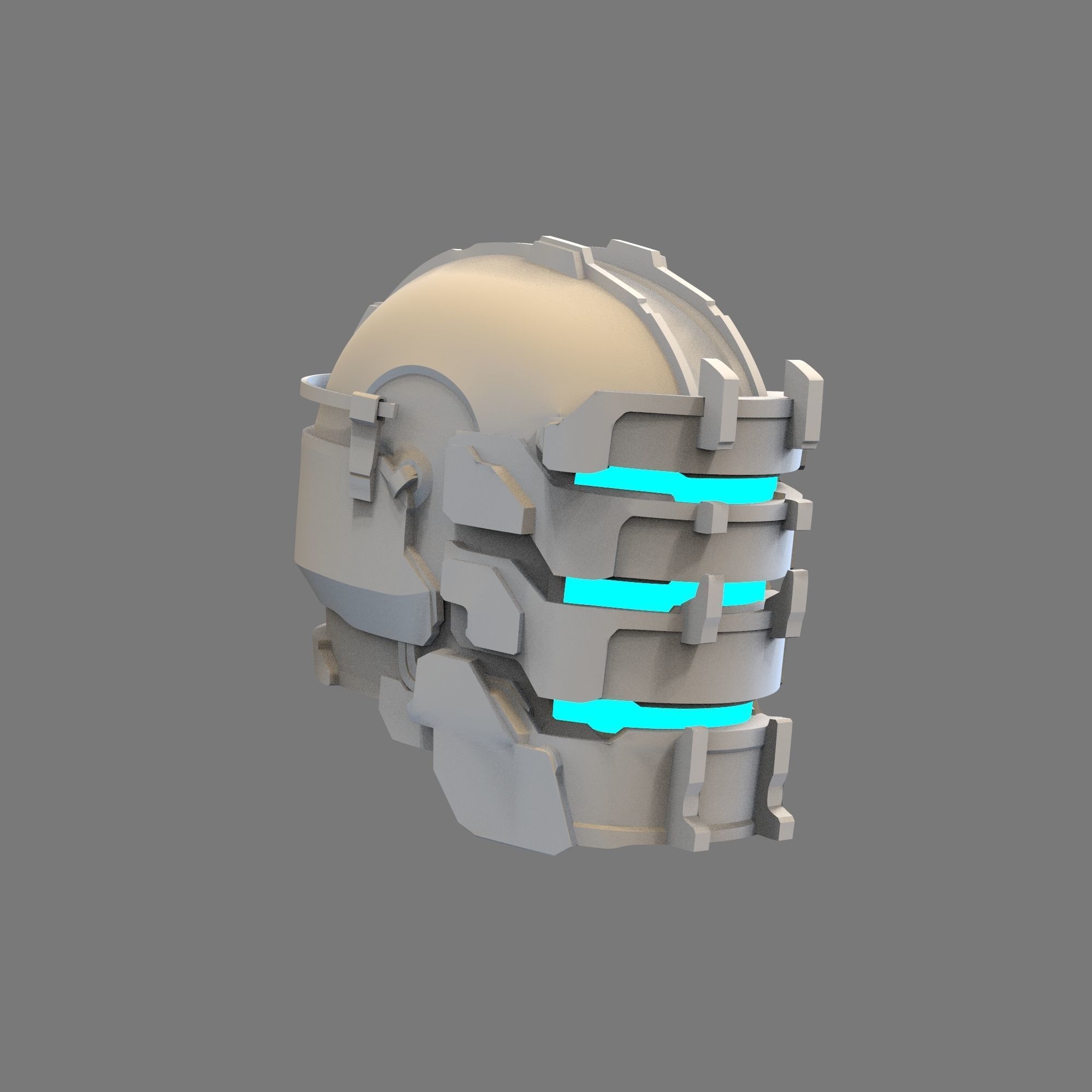 Dead Space Remake Isaac Clarke Full Wearable Helmet 3D model 3D ...