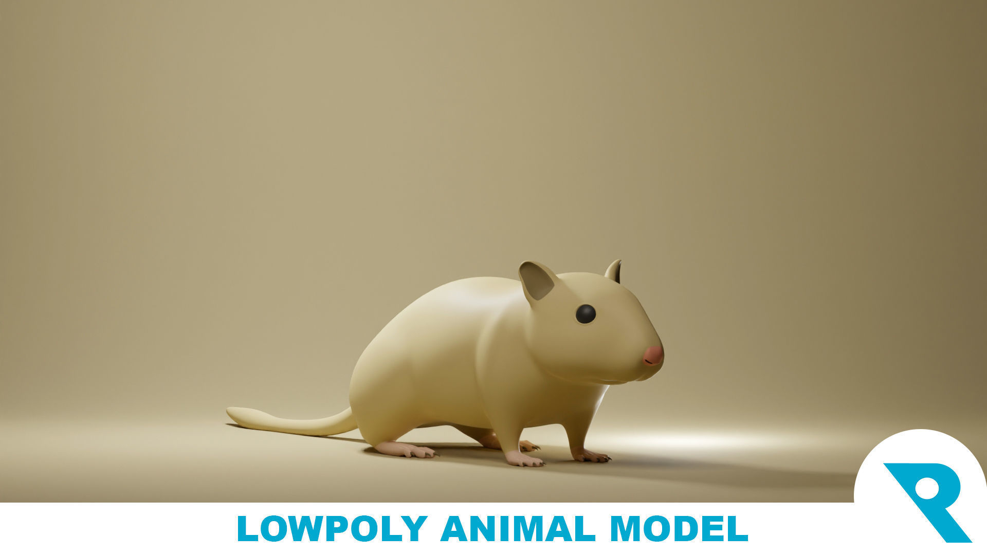 3D model Gerbil Base Mesh VR / AR / low-poly | CGTrader