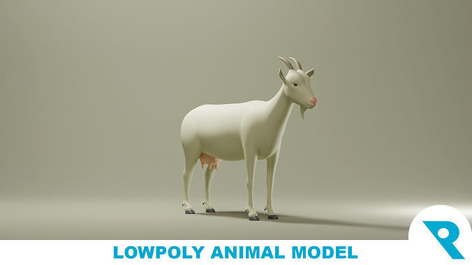 3D model Goat Base Mesh VR / AR / low-poly | CGTrader