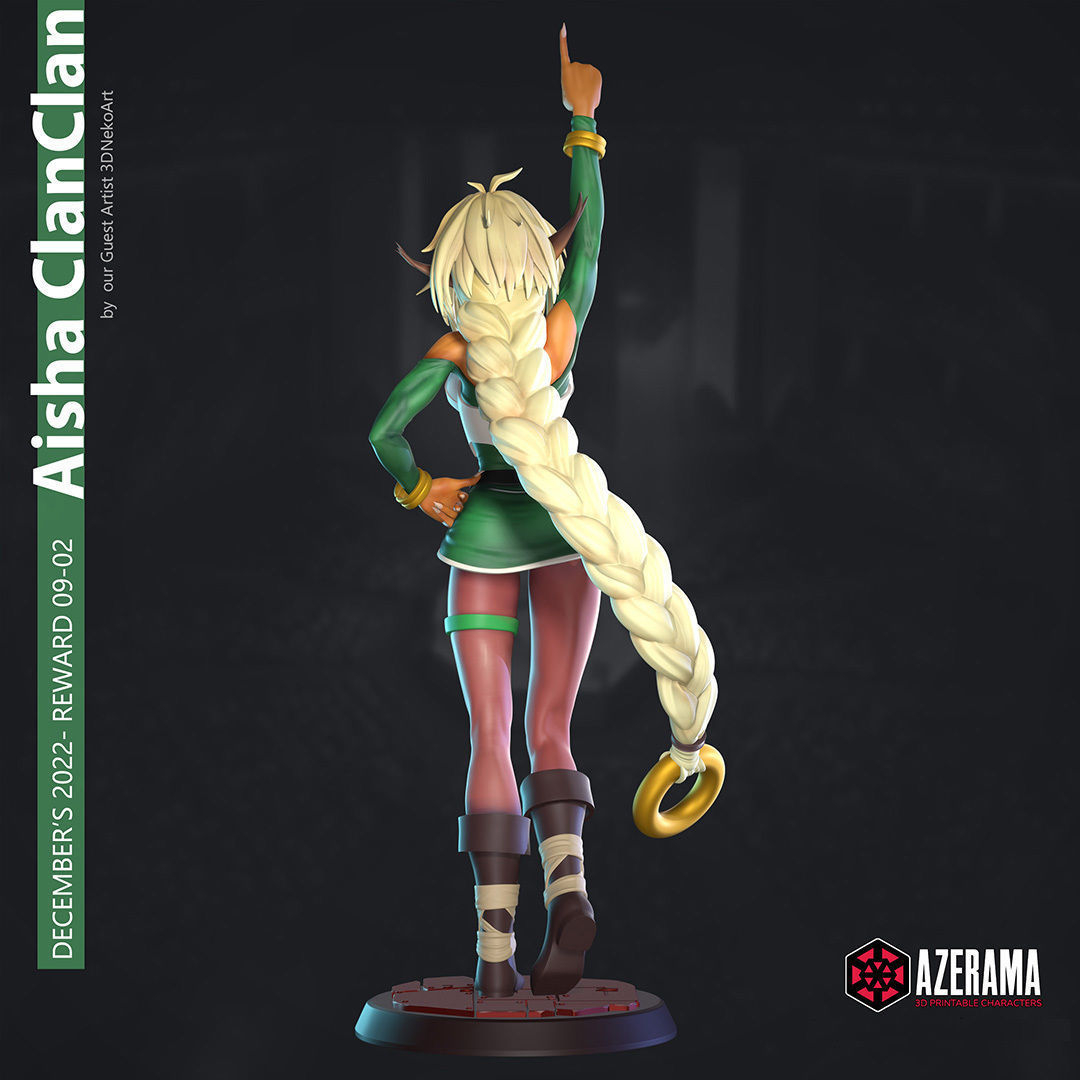 AISHA CLAN-CLAN STL READY FOR 3D PRINTING 3D model 3D printable | CGTrader
