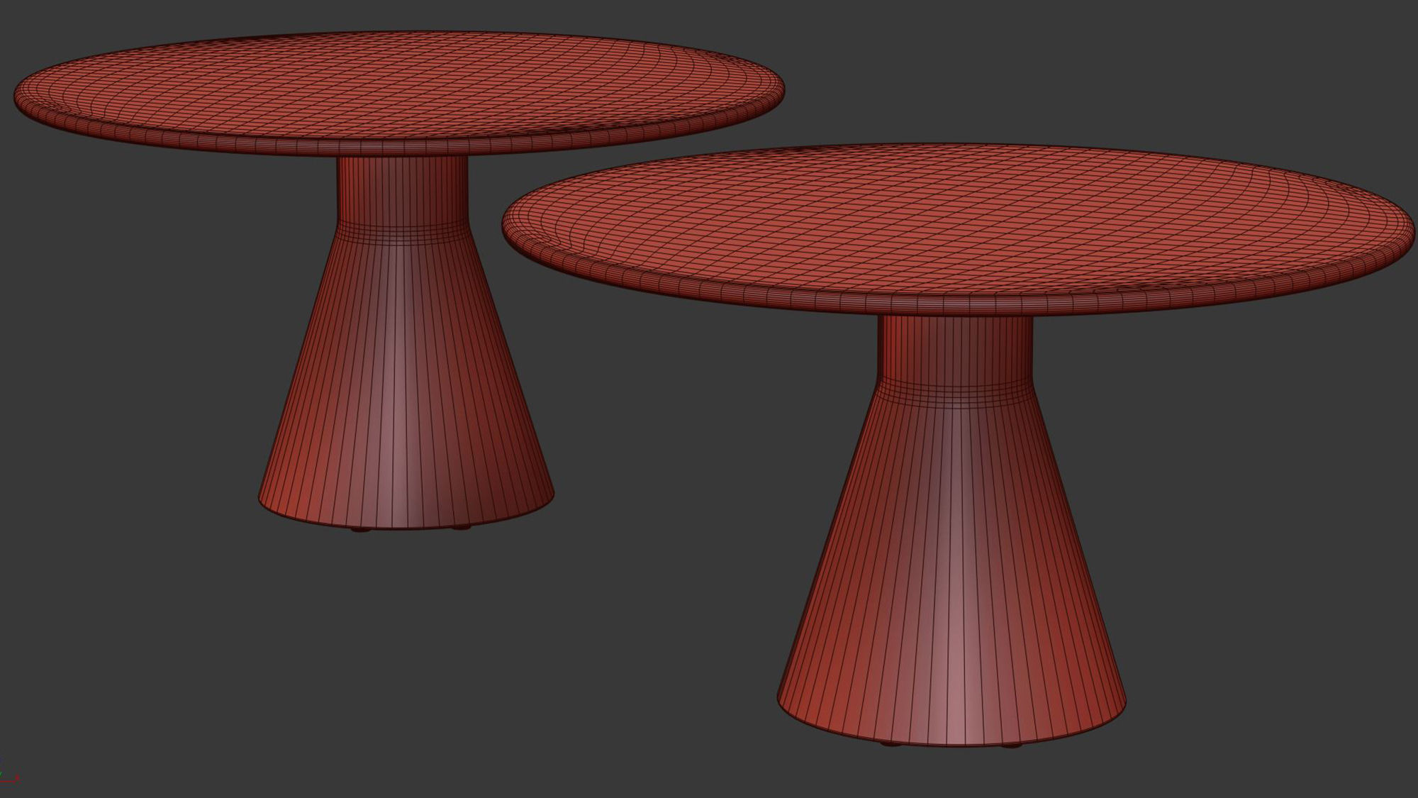 HBF Torre Round Conference Table 3D model | CGTrader