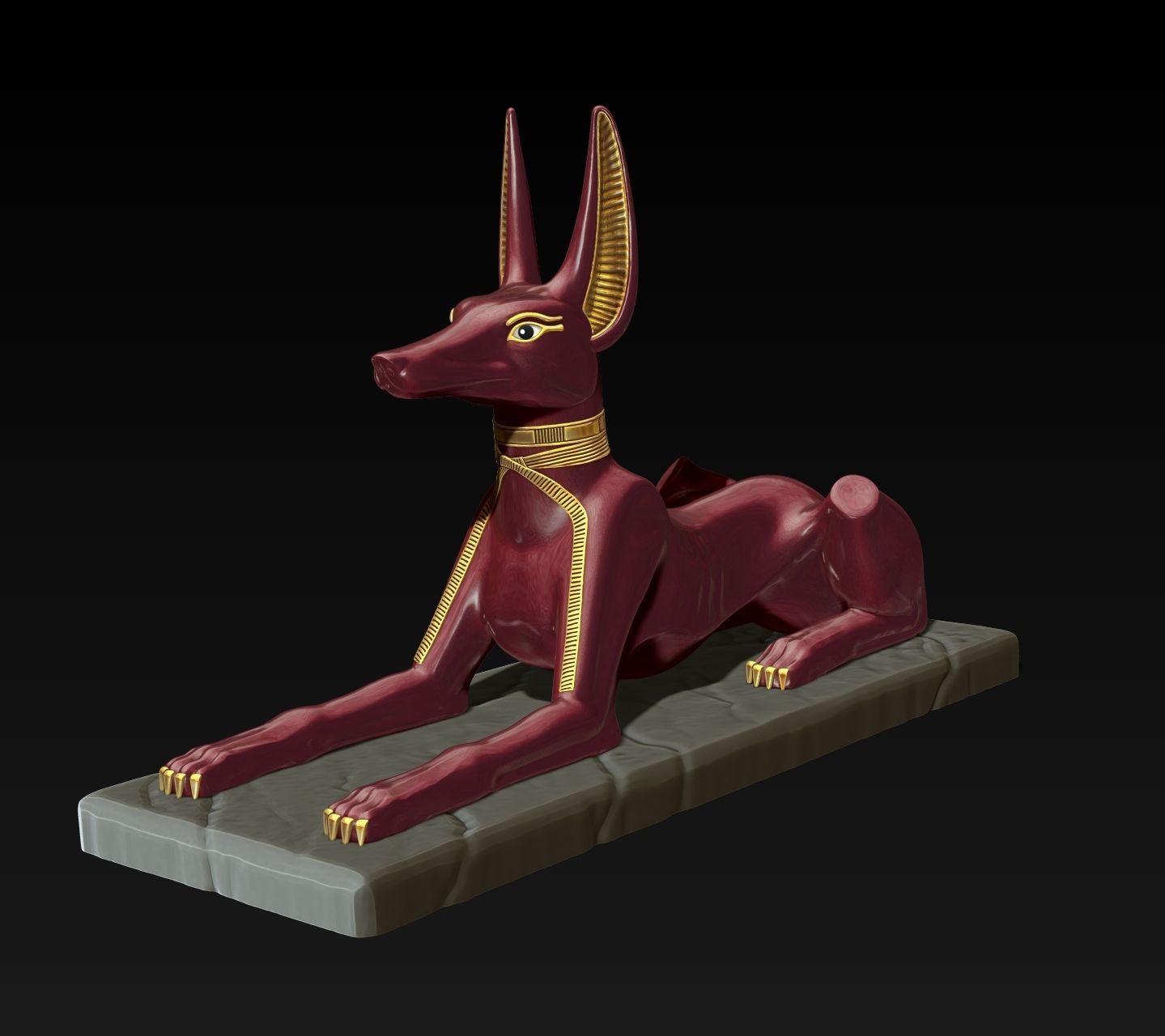 Anubis Shrine - CNC and 3D model 3D printable | CGTrader