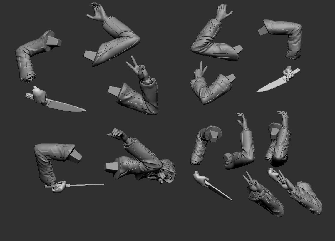 wednesday addams 3D model 3D printable | CGTrader
