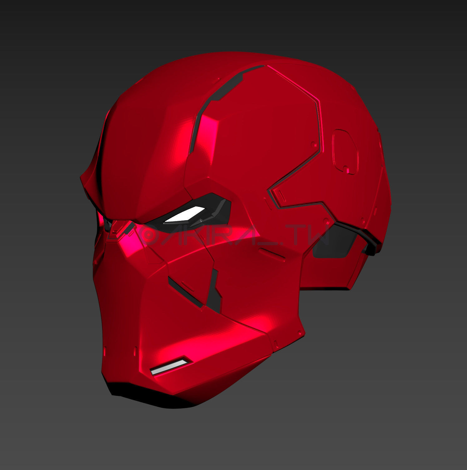 Batman Gotham Knights Red Hood Metal Helmet Cosplay 3D model 3D ...