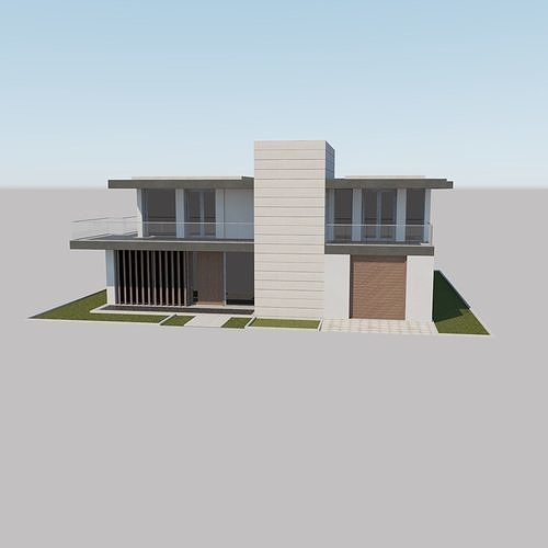 3D model Contemporary House 01 by THREEDEE INC VR / AR / low-poly ...