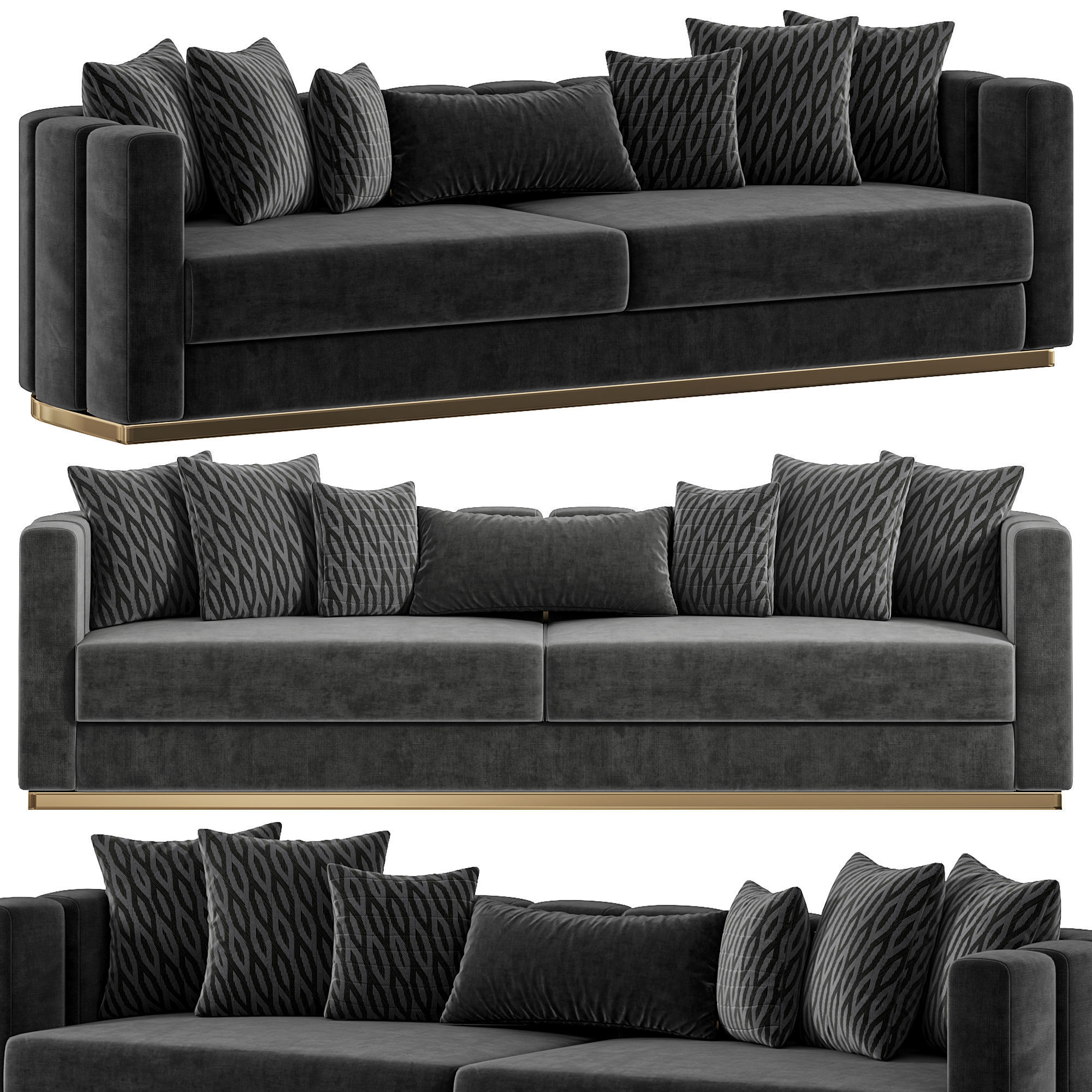 Tesla Sofa By Evgor Luxury 3D model | CGTrader