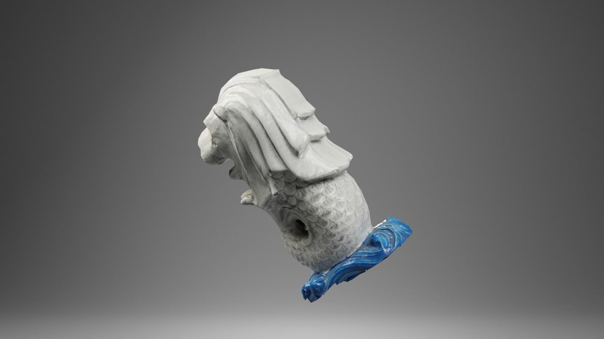 3D model Merlion High poly and Low poly PBR VR / AR / low-poly | CGTrader