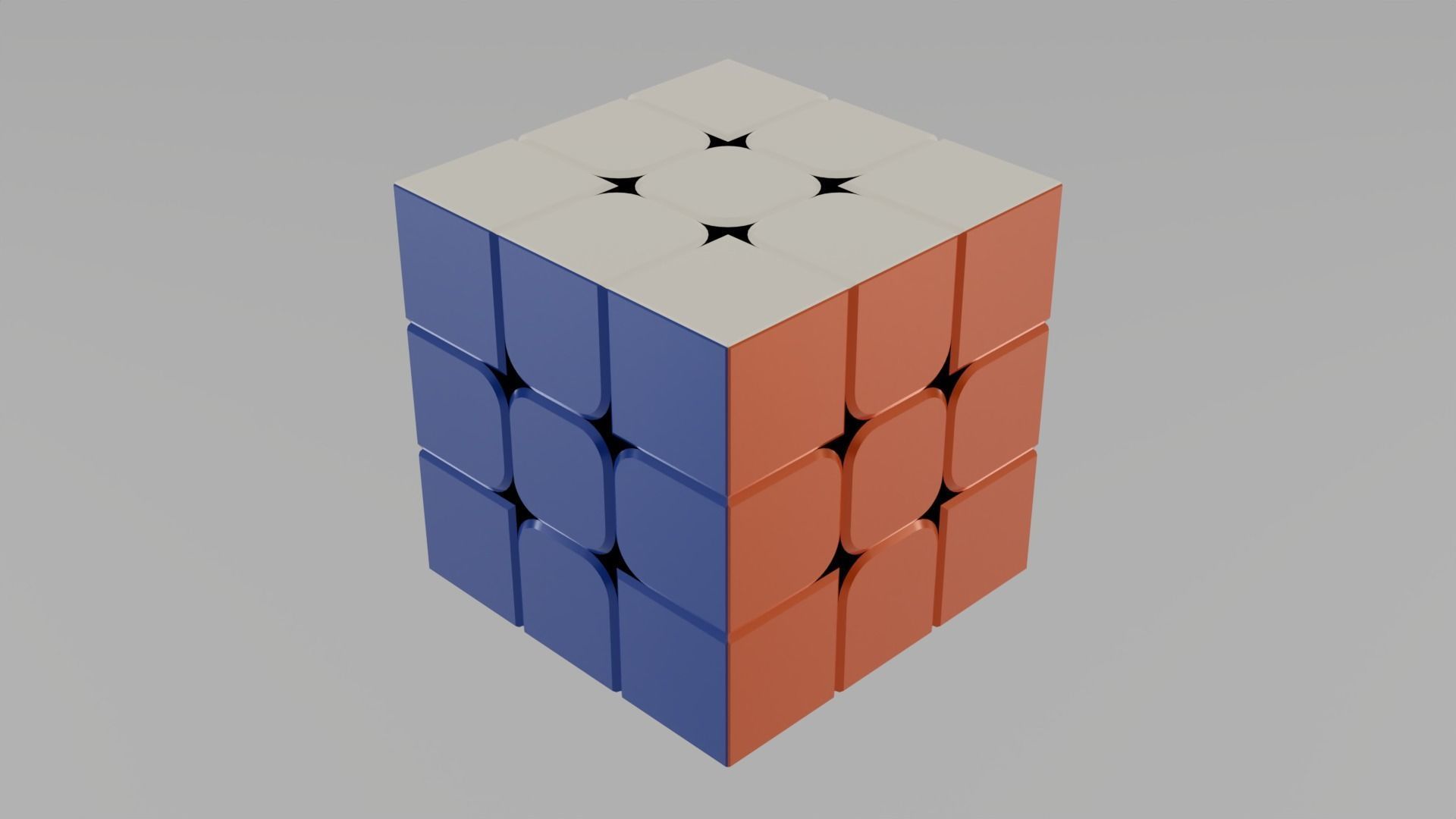Rubiks Cube Low polly Game ready free VR / AR / low-poly 3D model ...
