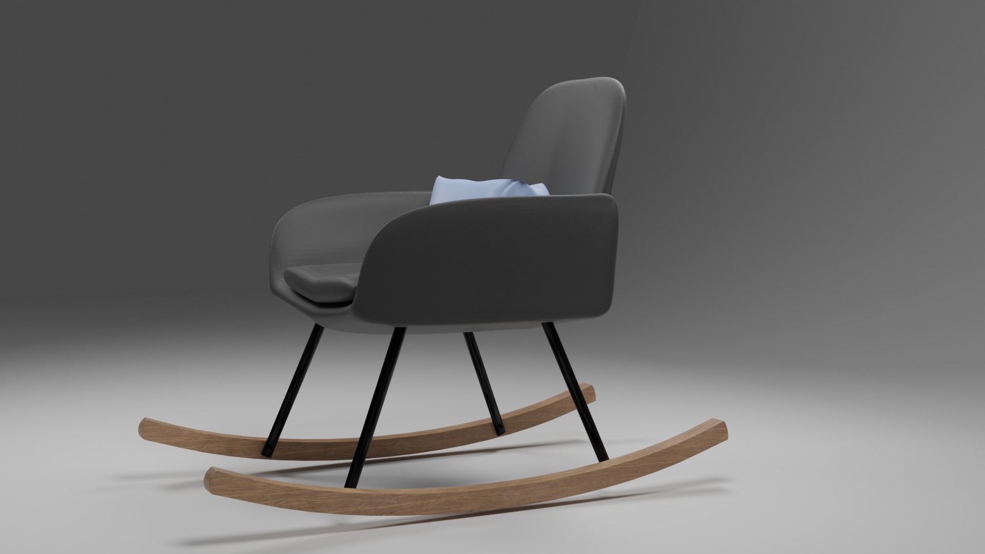 Modern Rocking Chair - 2k textures 3D model | CGTrader