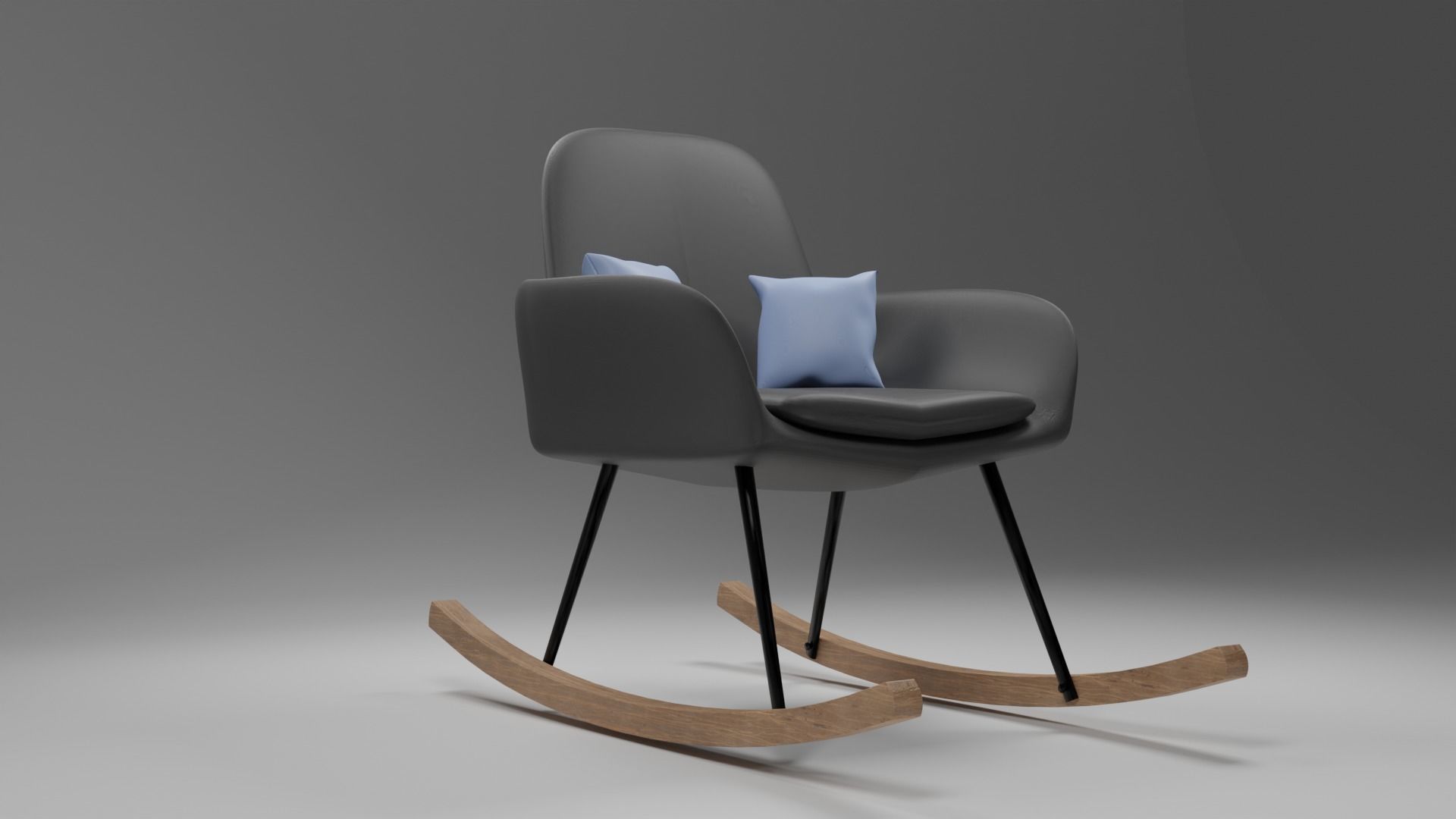 Modern Rocking Chair - 2k textures 3D model | CGTrader