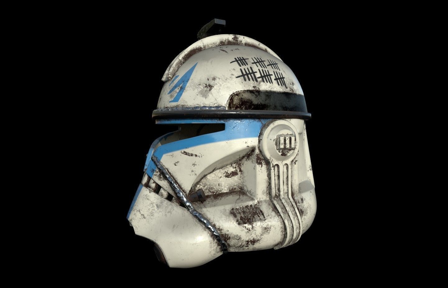 Captain Rex Clone Trooper Helmet 3d digital download 3D model 3D ...
