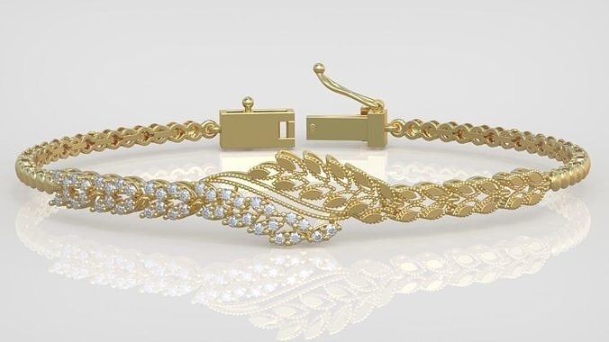 Exclusive Bracelet model 3D printable model 0053-12 3D model 3D ...