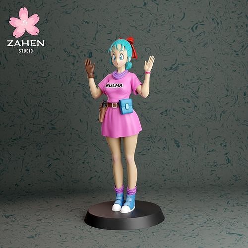 Bulma - Dragon Ball 3D print model 3D model 3D printable | CGTrader