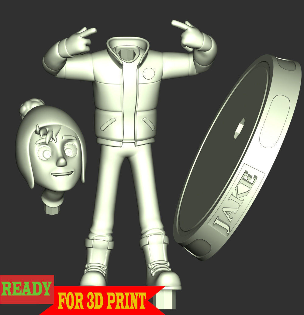 Jake - PAW Patrol 3D model 3D printable | CGTrader