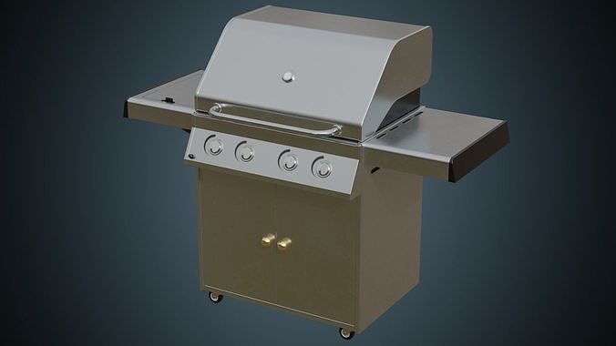 3D model Gas Grill 1A VR / AR / low-poly | CGTrader