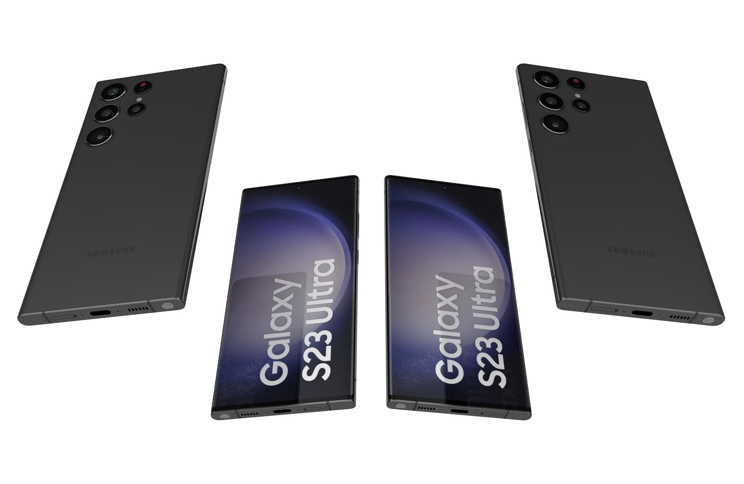 Samsung Galaxy S23 Ultra Gray 3D model | CGTrader