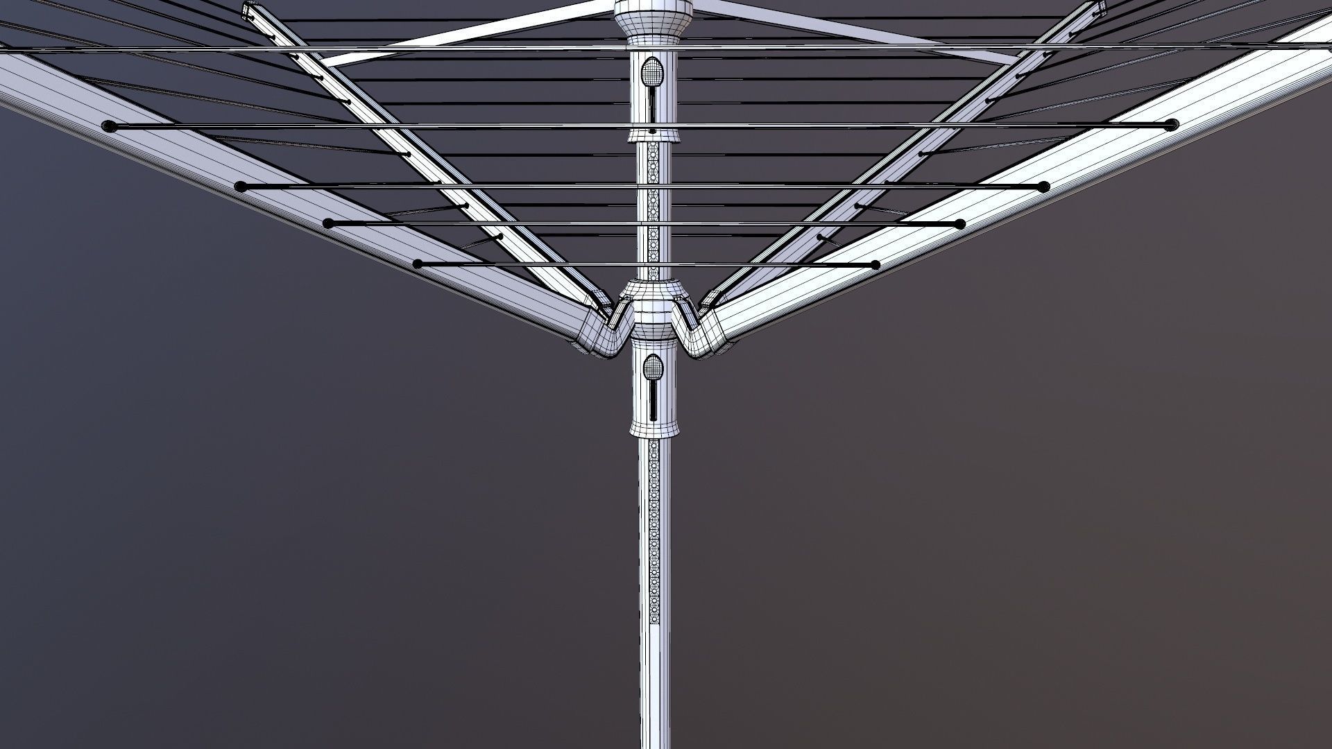 Rotary Drying Rack 3D model | CGTrader