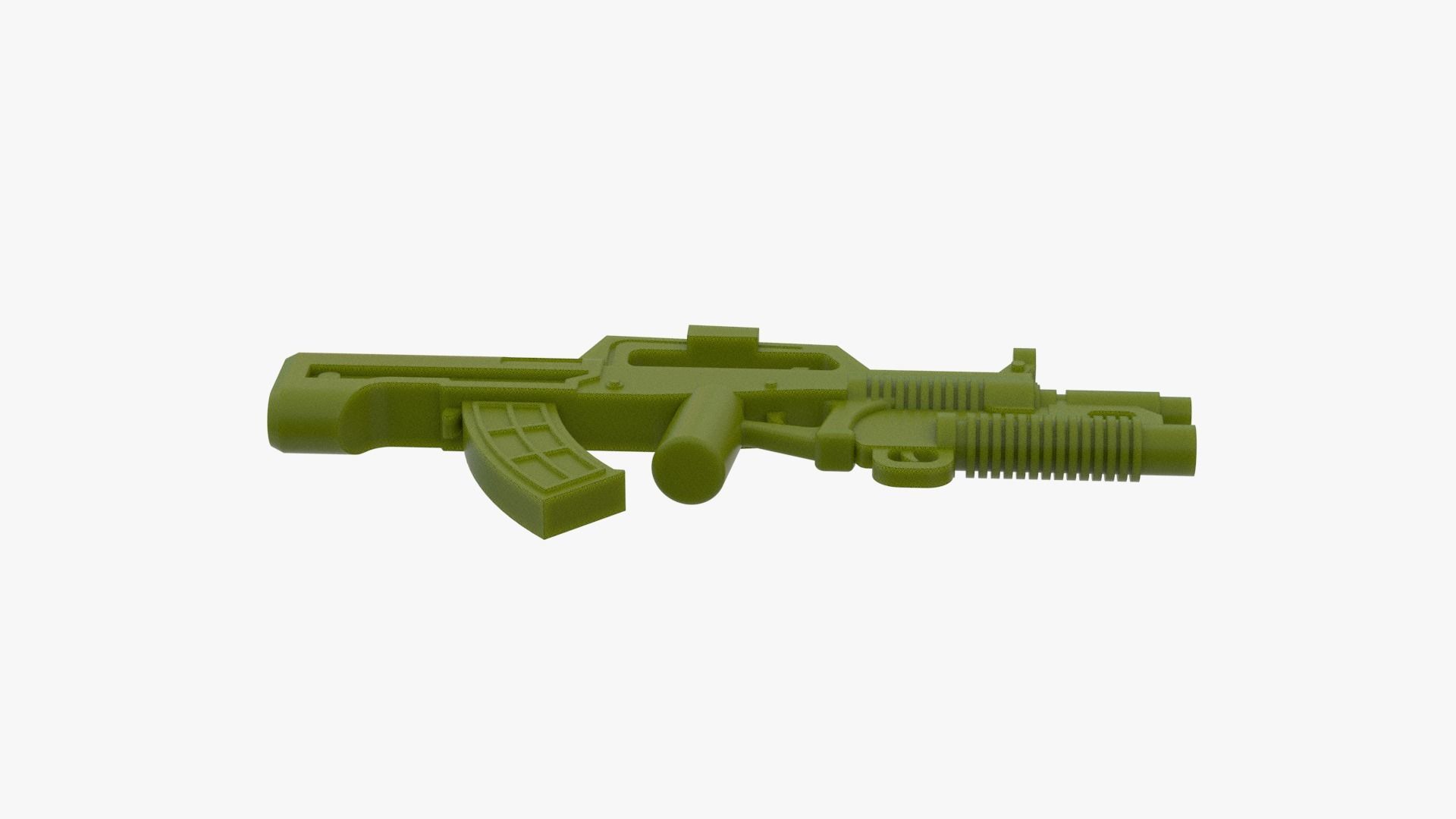 3D model Real Size Lego Machine Gun VR / AR / low-poly | CGTrader
