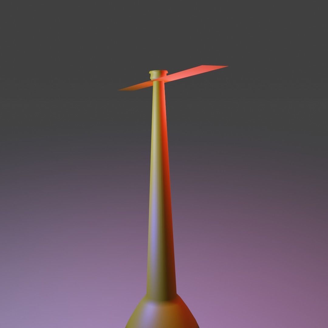 3D model Bamboo Copter gaget VR / AR / low-poly | CGTrader