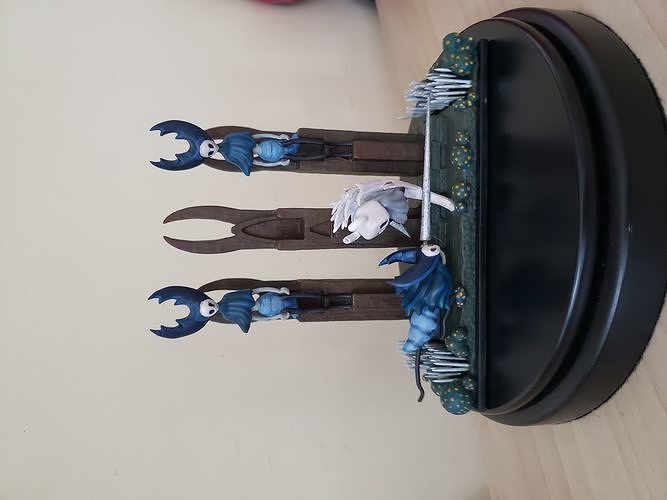 hollow Knight - Mantis lord Diorama 3D model 3D printable | CGTrader