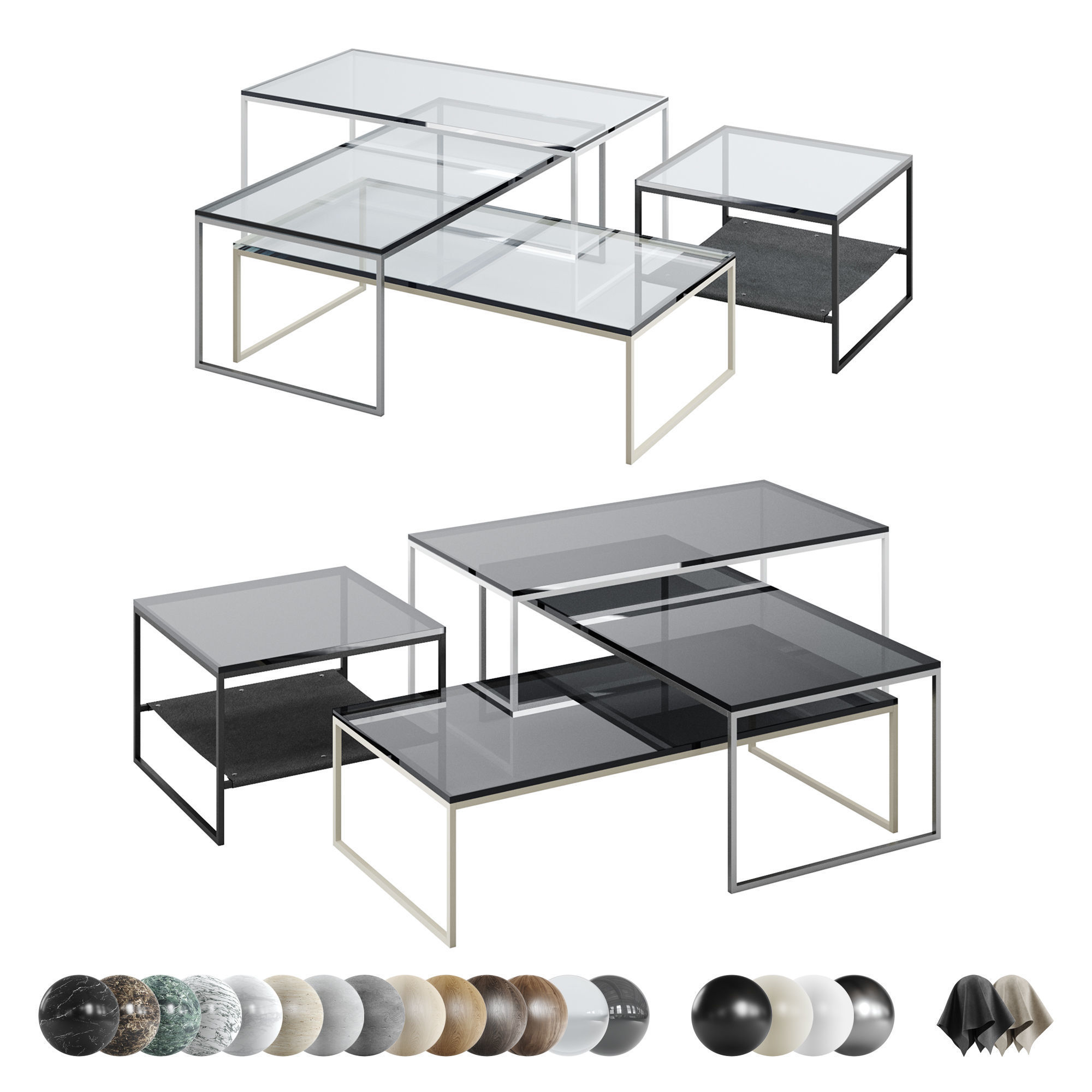 Bolia Coffee Table Como2 3D model | CGTrader